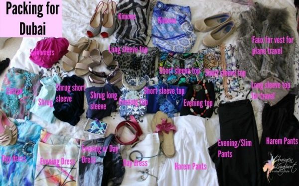 Packing for Dubai