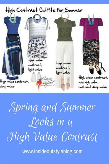 Spring and Summer Looks for High Value Contrast — Inside Out Style