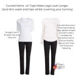 The Slimming Power of a Curved Hem on Your Tops — Inside Out Style