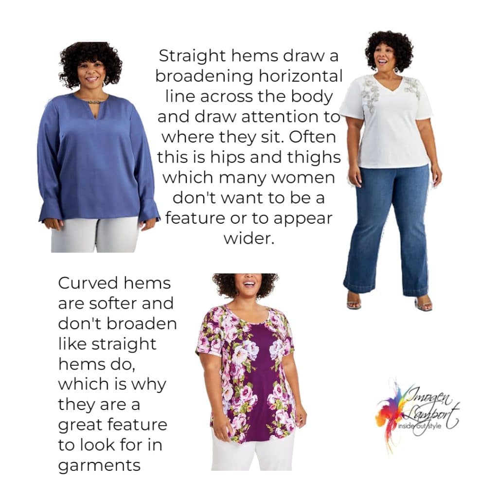 The Slimming Power of a Curved Hem on Your Tops — Inside Out Style