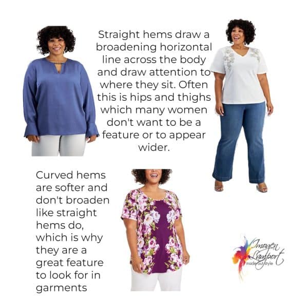 The Slimming Power of a Curved Hem on Your Tops — Inside Out Style